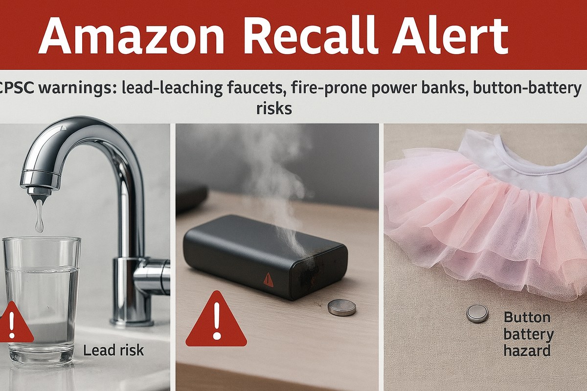 Amazon Recall Alert: Lead‑Leaching Faucets, | Medical Toxicology