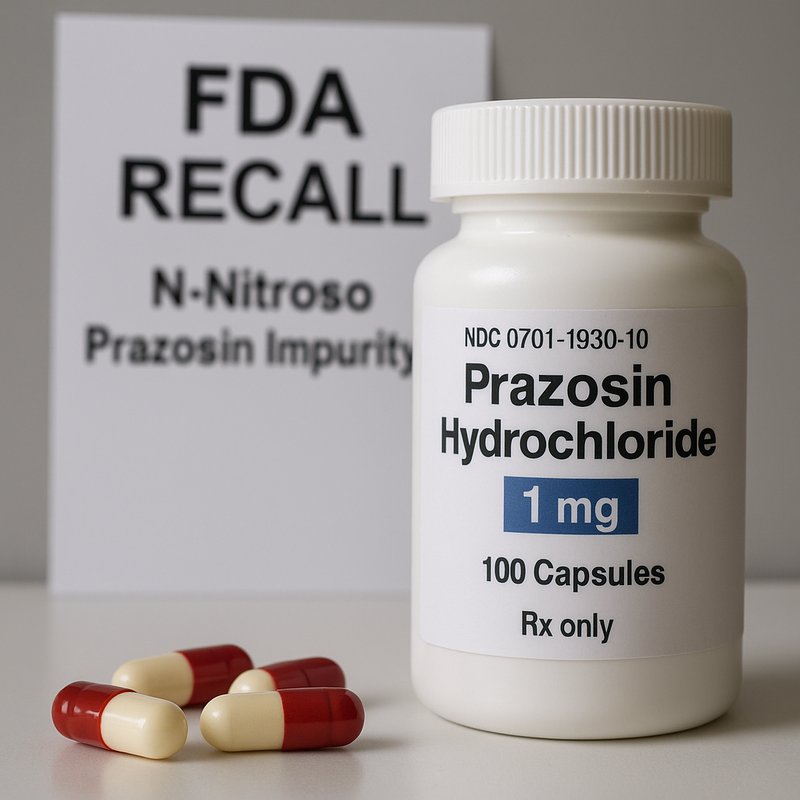 FDA recall: Teva prazosin blood-pressure cap | Medical Toxicology