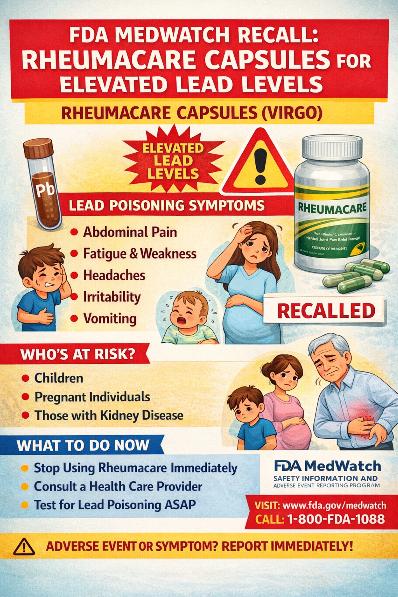 MedWatch Recall: Lead-Contaminated Rheumacar | Medical Toxicology